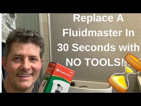 Fluidmaster Toilet Fill Valve-Done in 30 Seconds with NO TOOLS!!!