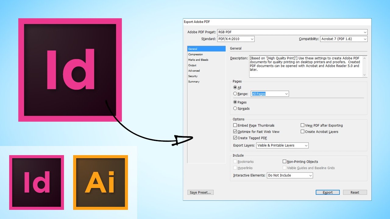 Understanding the PDF Settings Dialog Window, Adobe Tutorial