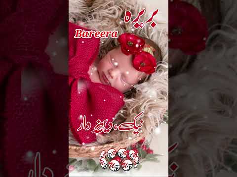Bareera(بریرہ) Islamic Baby Girls Name With Meaning In Urdu Hindi