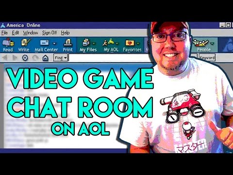 Remembering the AOL Video Game Chat Room - RiggsVlog