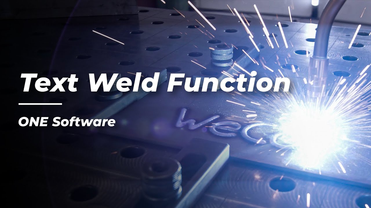WeCobot ONE Welding Software – Text Weld Function