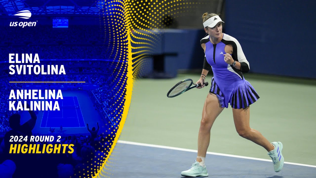Elina Svitolina vs. Anhelina Kalinina Highlights | 2024 US Open Round 2