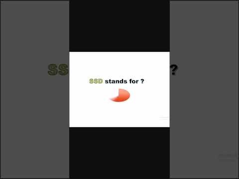 SSD FUll Form Explained in 10 Seconds #beginnertech #computerhardware #education #ssd #solidstatedri