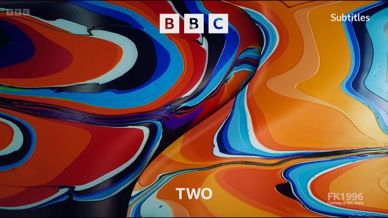 BBC Two Ident - Reflected Paint [1080p50]