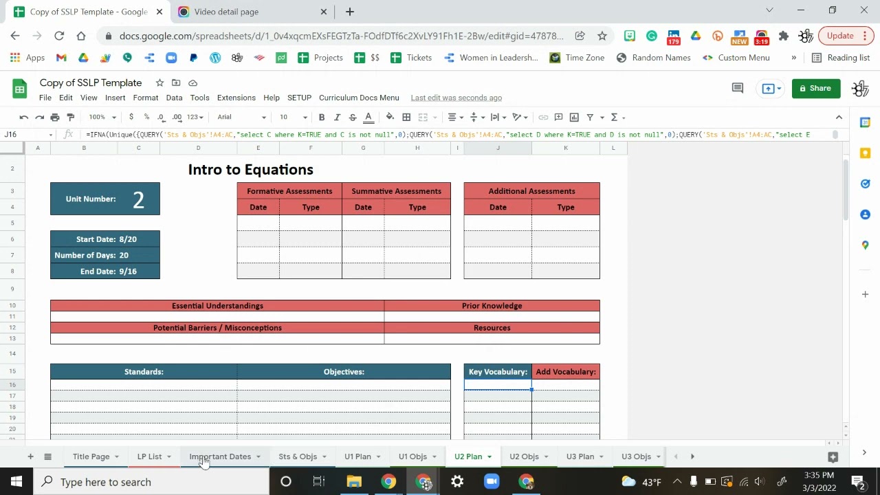 Curriculum Documents - Video 2