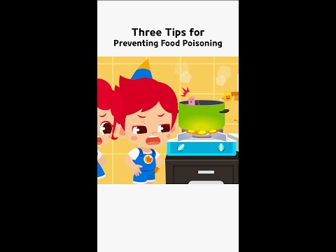 JunyTony #Shorts | 3 Tips for Preventing Food Poisoning | Good Habit Songs for Kids