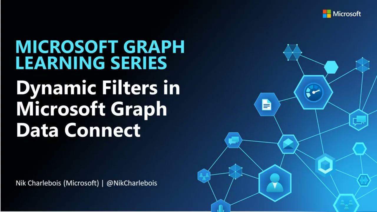 Dynamic Filters in Microsoft Graph Data Connect