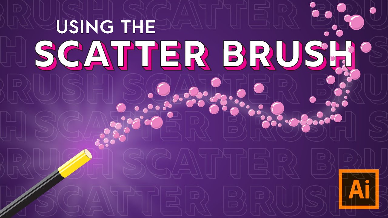 How to Use the Scatter Brush Tutorial | Adobe Illustrator CC