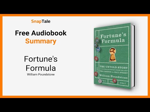 Fortune's Formula by William Poundstone: 7 Minute Summary