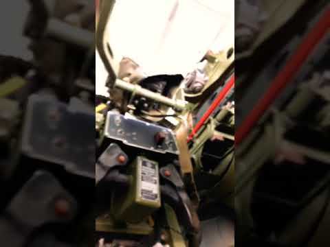 The inside of a B25 bomber