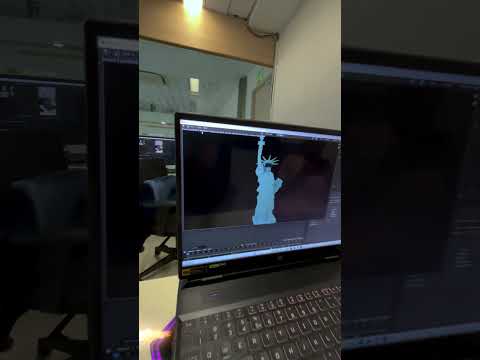 Rendering on Laptop be like #cgi #blender #laptop