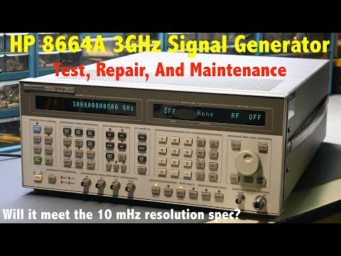 HP 8664A 3 GHZ Signal Generator Test, Repair, And Maintenance - Part 1