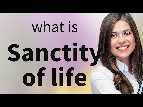 Exploring the Meaning of "Sanctity of Life"