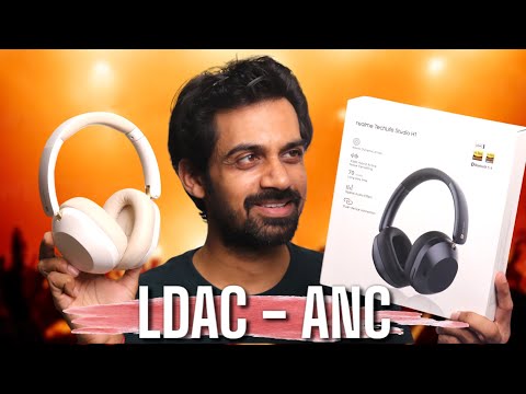 Realme Techlife Studio H1 Headphone Unboxing : ANC - Spatial Audio - LDAC ⚡⚡