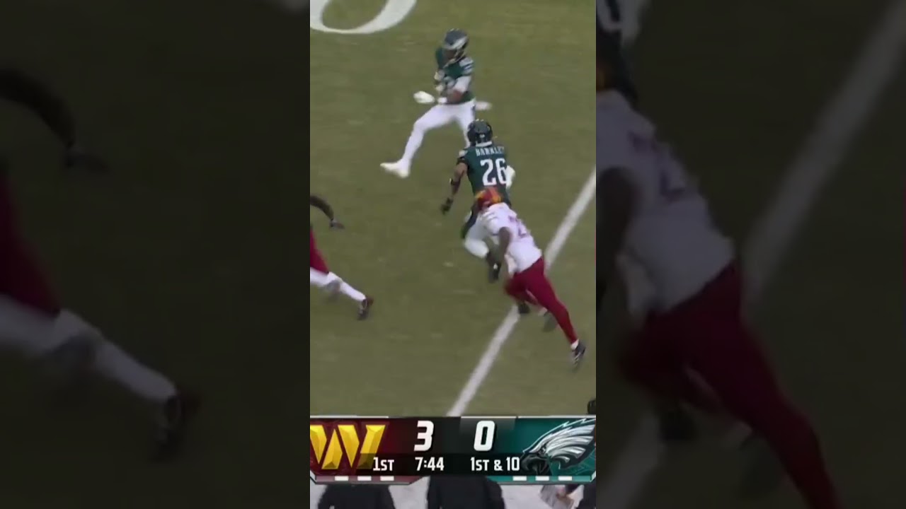 ARE YOU KIDDING ME, SAQUON BARKLEY?!?!?! AMAZING TD RUN 🦅🔥 Eagles vs Commanders Highlights