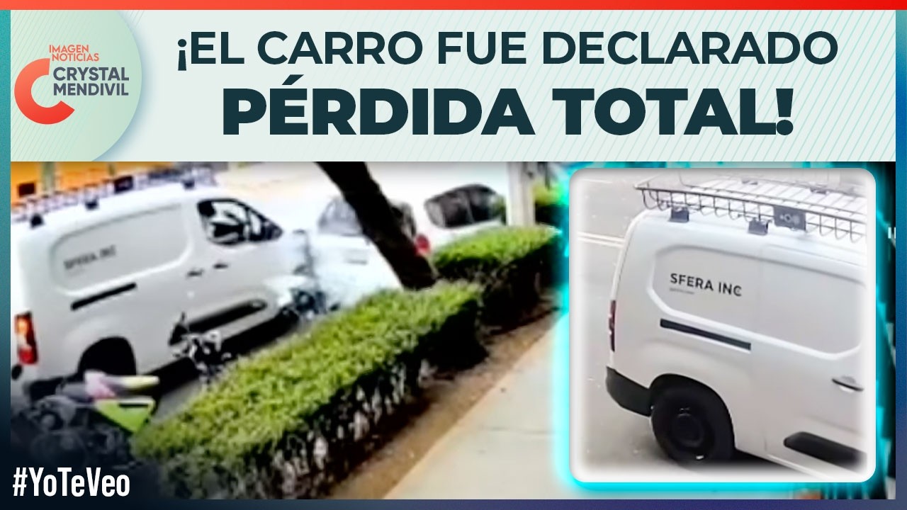 Conductor choca a un auto estacionado y se da a la fuga en Coyoacán, CDMX | Noticias con Crystal