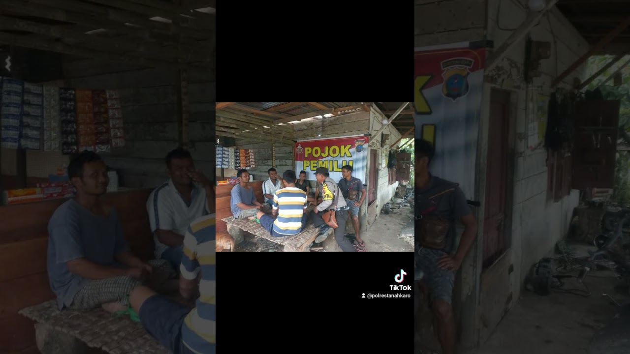 Bhabinkamtibmas Polsek Juhar, Giat Sambang Untuk Ajak Masyarakat Sukseskan Pemilu 2024 Dengan Sejuk