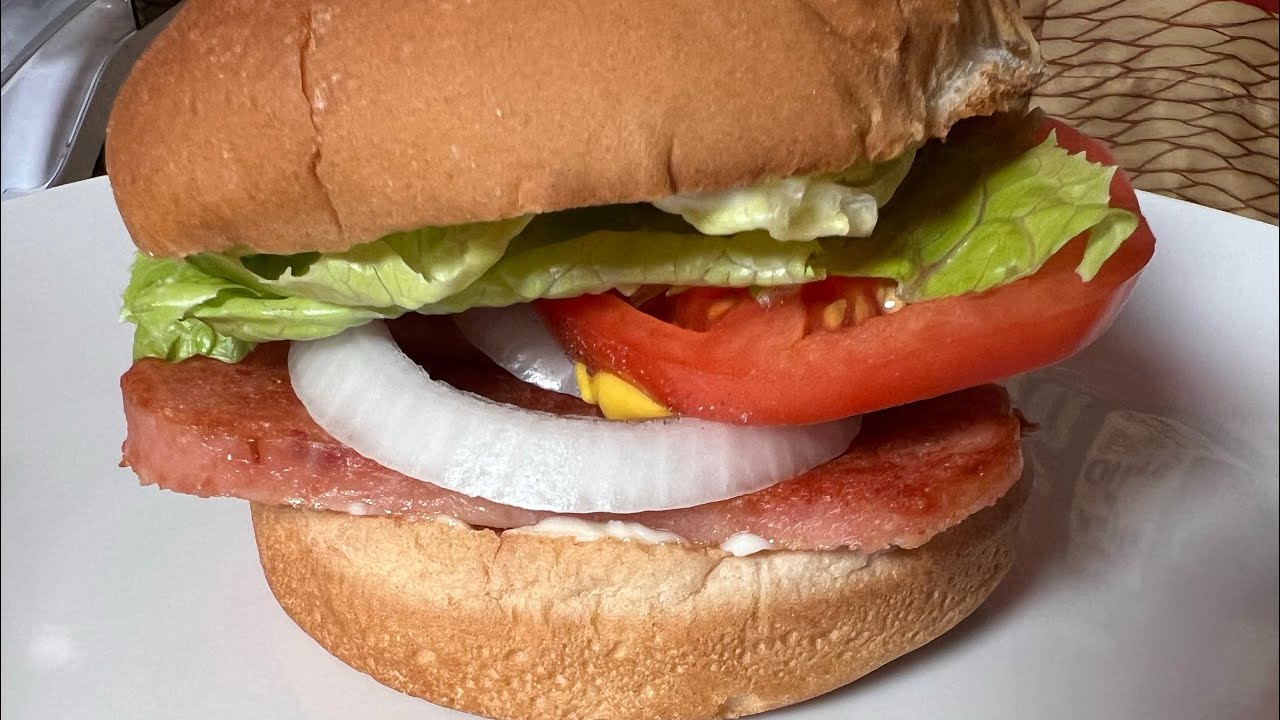 Old School Spam Burger | How to Make a Spam Burger