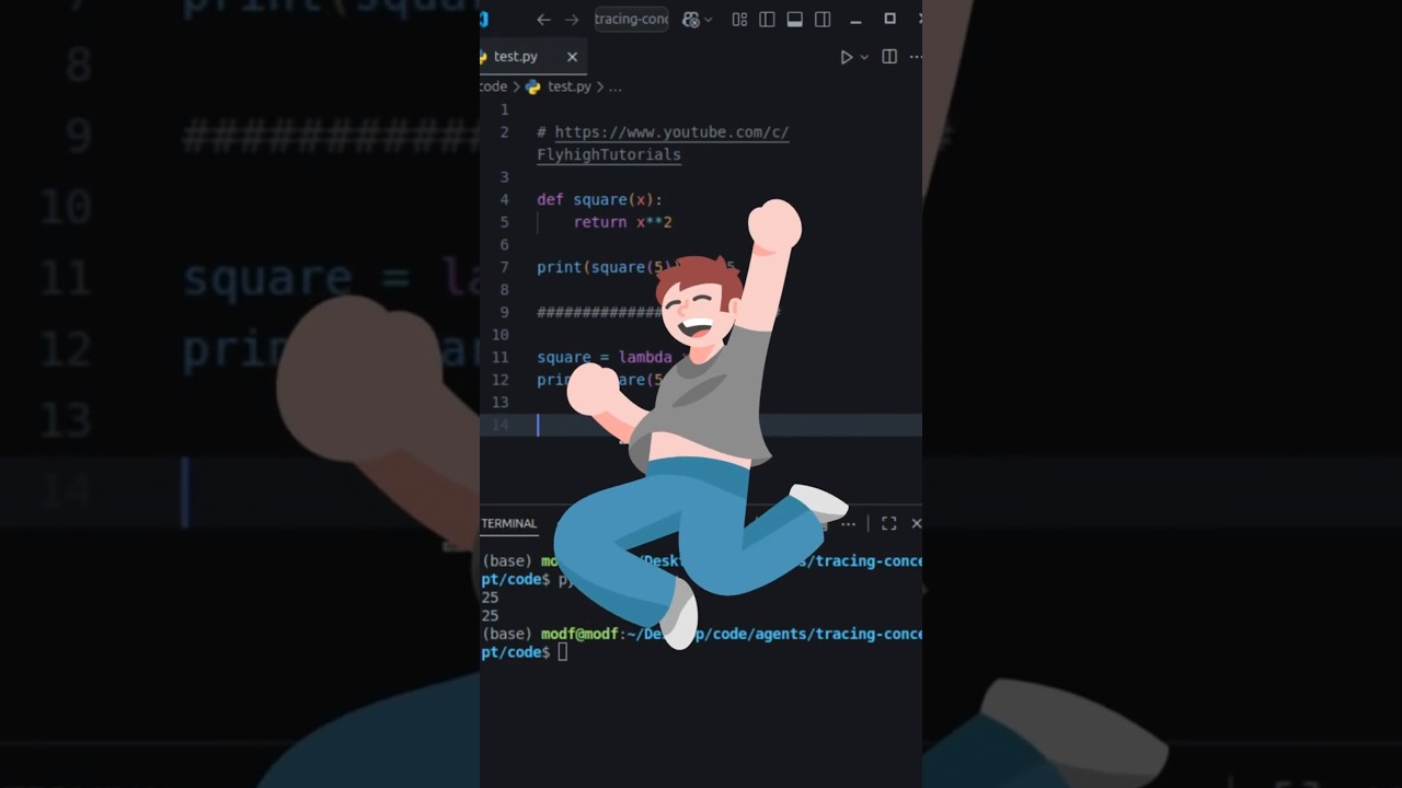Python Lambda Function 🤯 The Shortcut Every Coder Must Know! #python #pythonprogramming #pythontips