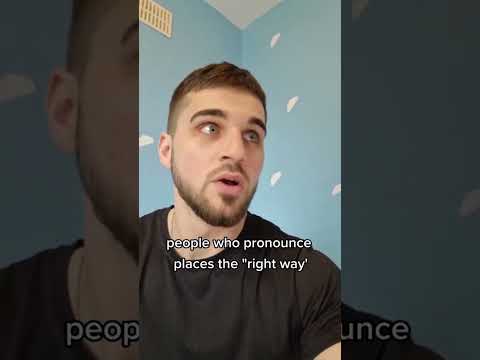 People who pronounce things the "right way" Budapest