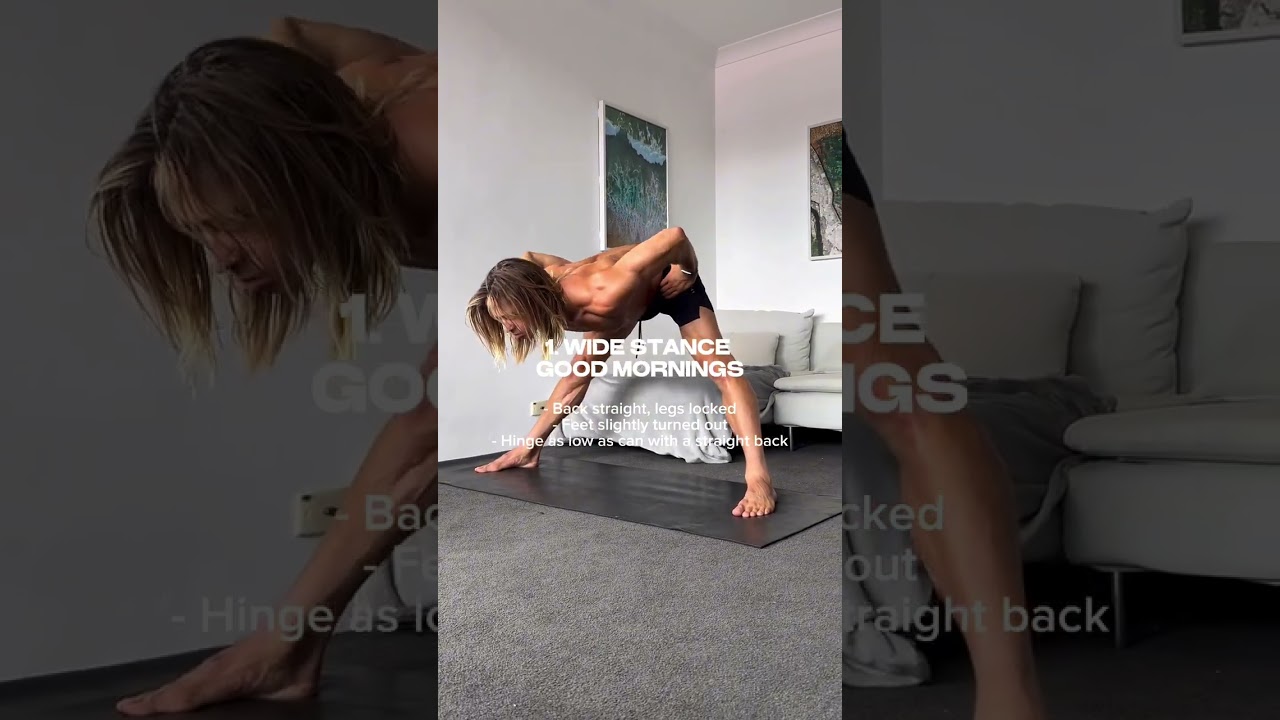 3 MOVES: TIGHT HAMSTRING MOBILITY AT HOME 👇🏾 1