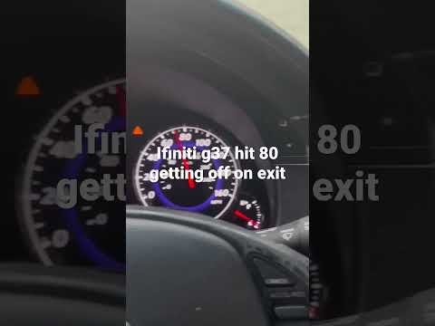 Infiniti g37 hits 80mph getting off exit