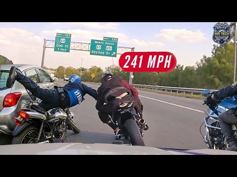SHOCKING High-Speed Police Motorcycle Chases Caught on Dashcam — So Crazy You’ll Swear It’s Fake!#3