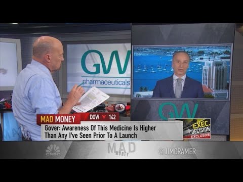 GW Pharma to launch first CBD-based epilepsy drug in Europe 'over the next year or two,' CEO says