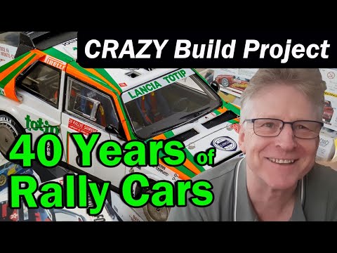 This guy is building a history of rally - in 1:24 scale!