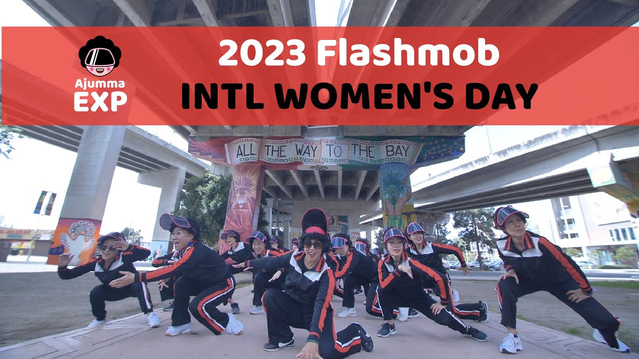🔥 EPIC AJUMMA EXP FLASHMOB 2023 🔥 #womenshistorymonth #ajummaexp #intlwomensday #flashmob
