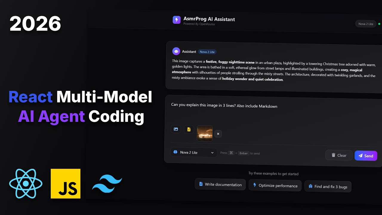 Build Your Own Multi-Model AI Assistant with React.js & Tailwind CSS