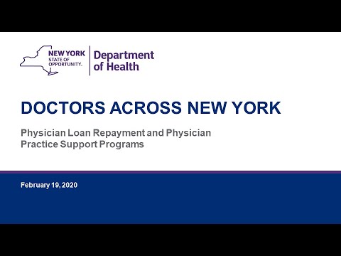 Doctors Across New York Cycle VII Webinar