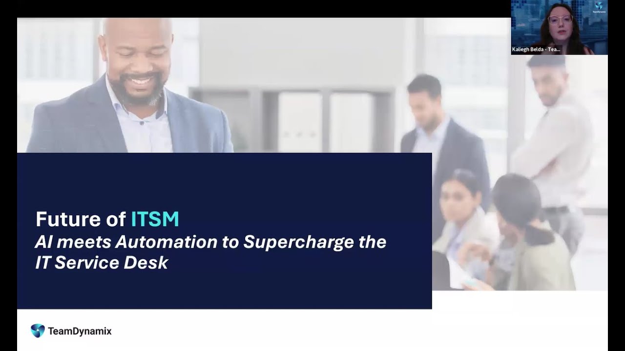 EDUCAUSE ITSM Demo Day - UNC Chapel Hill & TeamDynamix