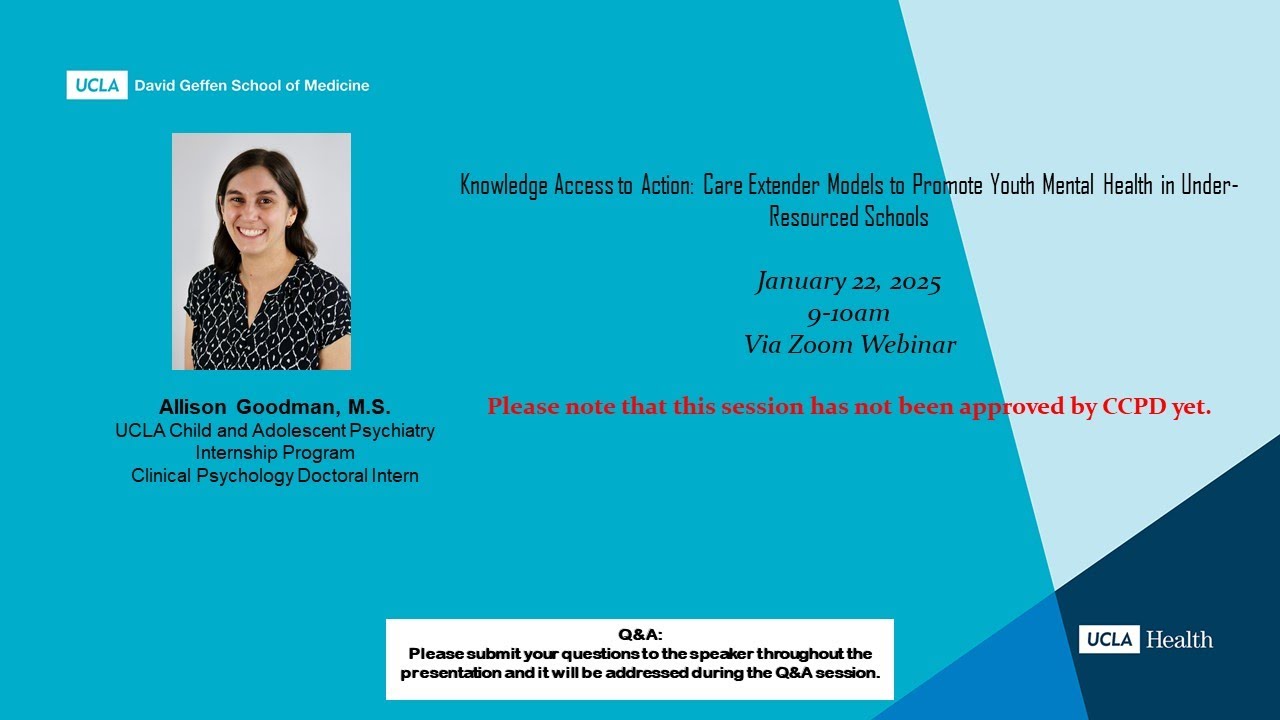 Child Grand Rounds, 2025-01-22, Allison Goodman