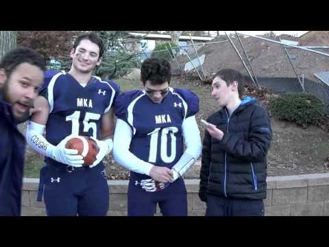 Erik Zeug and Derek Kleinman interview after playoff game-winning hail mary