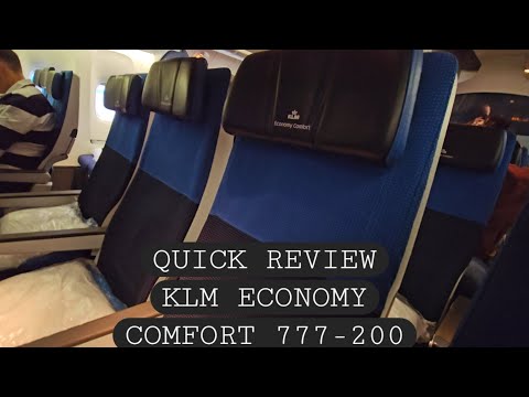 KLM 777-200 Economy Comfort – Honest Review from Amsterdam to Johannesburg
