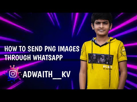 How to Send PNG Images Through Whatsapp #shorts #appuztutorials #adwaith__kv #whatsapp #PNG #images