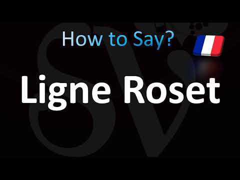 How to Pronounce Ligne Roset