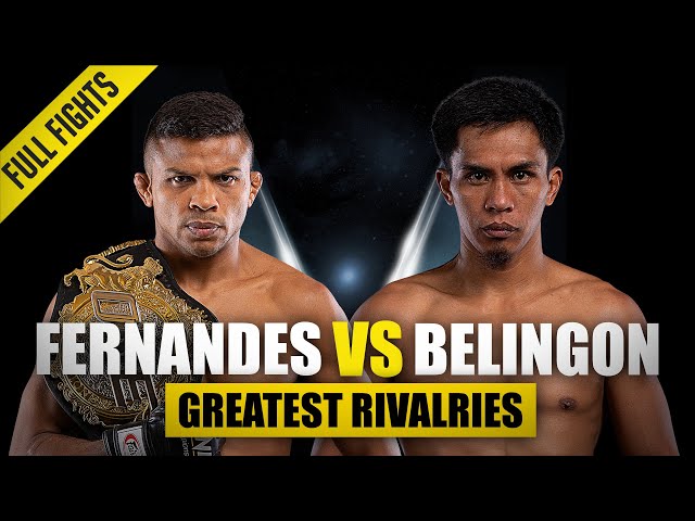 Bitter MMA rivals showing respect in the cage