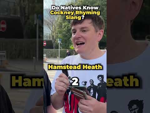Do Native English Speakers Know Cockney Rhyming Slang? @Brit-speak #britishaccent #britishslang