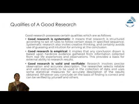Meaning & Definition of Research - Ms. Vimala M