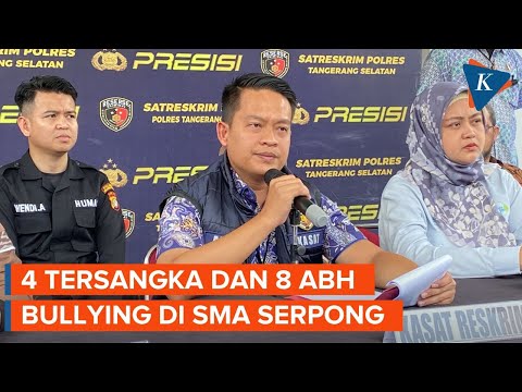 Kasus “Bullying” di SMA Serpong, 4 Pelaku Jadi Tersangka, 8 Anak Berkonflik dengan Hukum