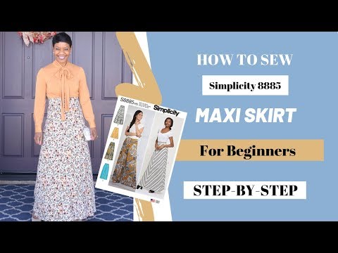 HOW TO SEW A MAXI SKIRT