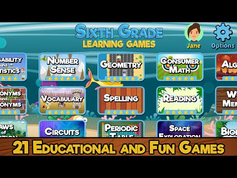 Sixth Grade Learning Games for Android - Free App Download