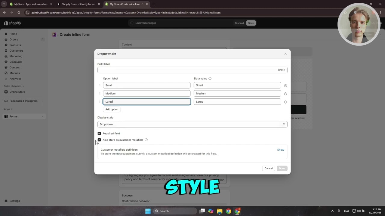 How To Create a Custom Order Form in Shopify | Step By Step