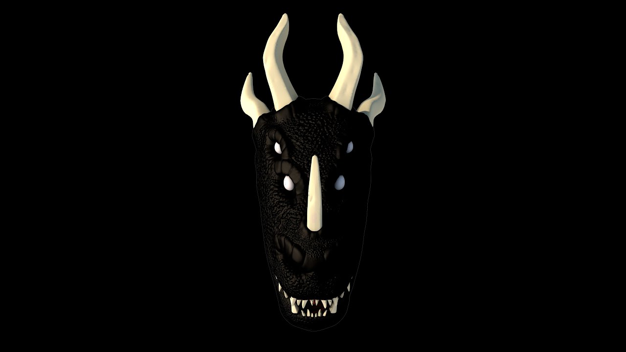 #1 Dragon Head - Free Download [OBJ file]