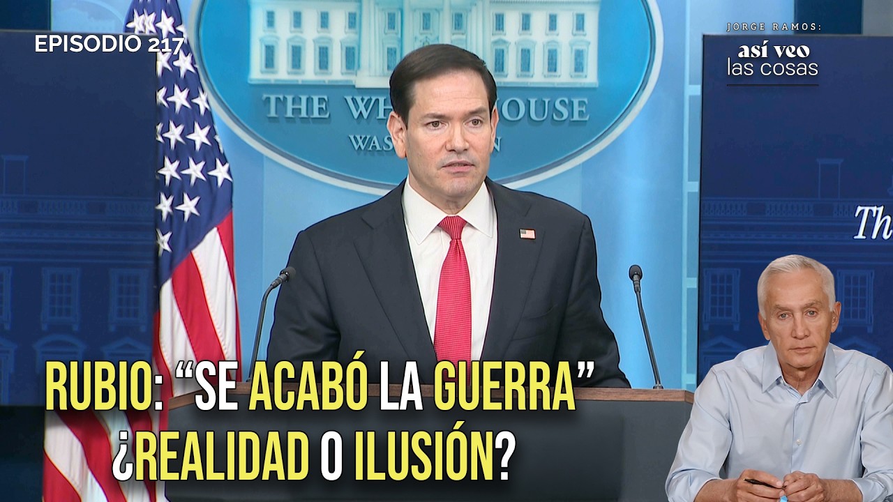 Rubio: “Se acabó la guerra” | Pero el conflicto con Irán continua
