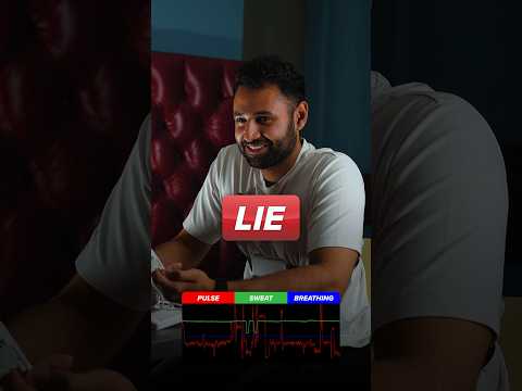 They strapped me to a LIE DETECTOR!