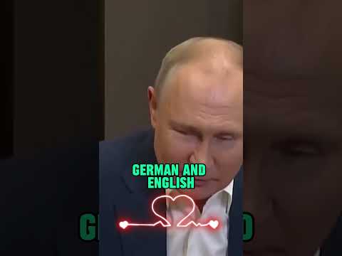 How Many Languages Does Vladimir Putin Speak? #putin #vladimirputin #russia #shortsfeed