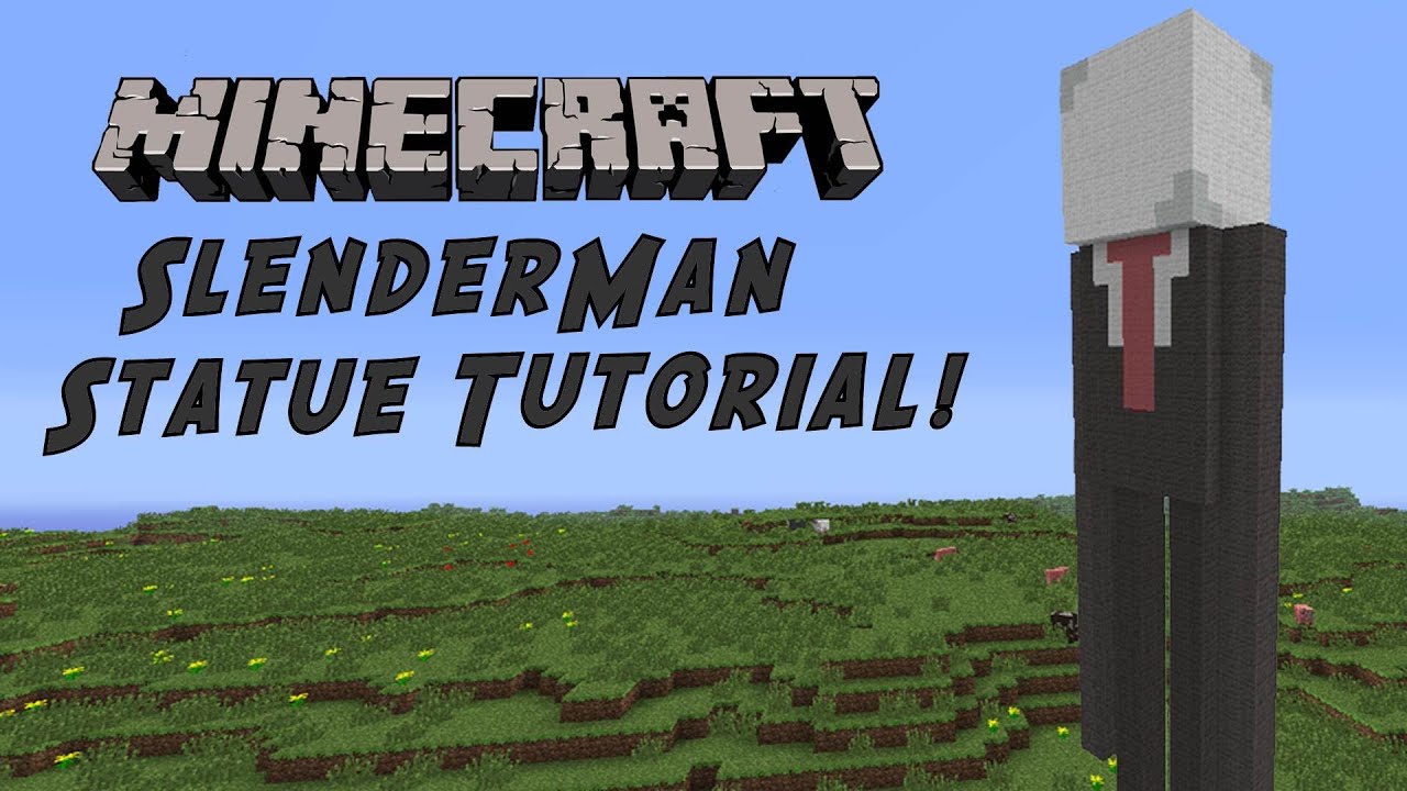 Minecraft Tutorial: Slenderman Statue